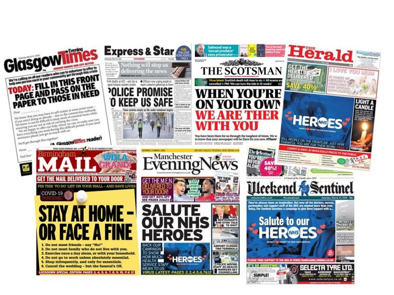 Local newspaper campaigns to help communities during coronavirus spread ...